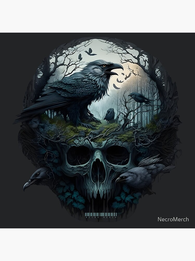 "The Crows - Necro Merch " Poster for Sale by NecroMerch | Redbubble