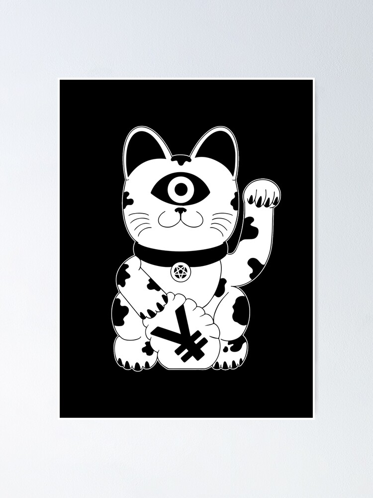 "Mr. Alucard Trevor Lucky Demon Cat" Poster for Sale by NekoNightMarket ...