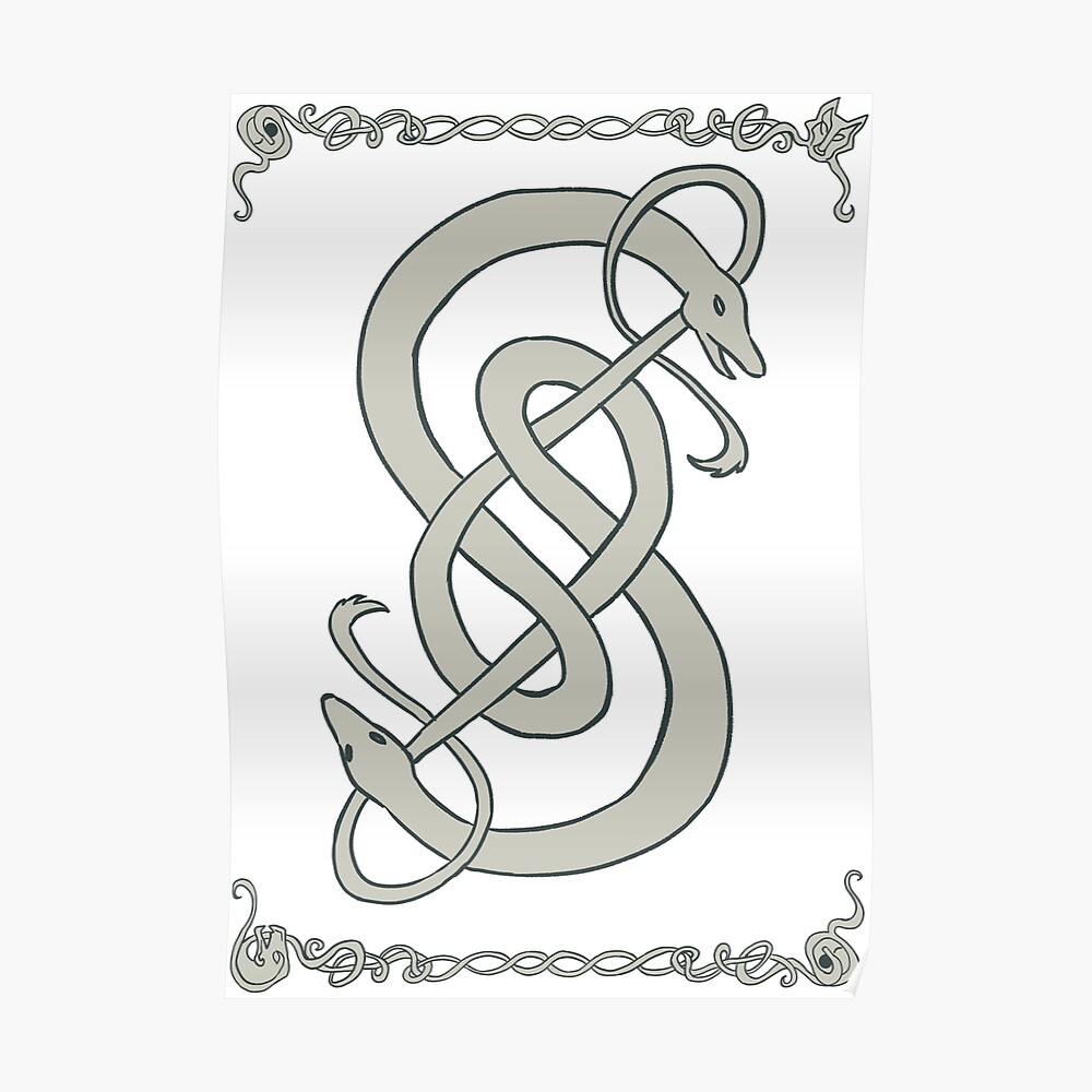 "Loki's Symbol" Poster by lethalReality | Redbubble