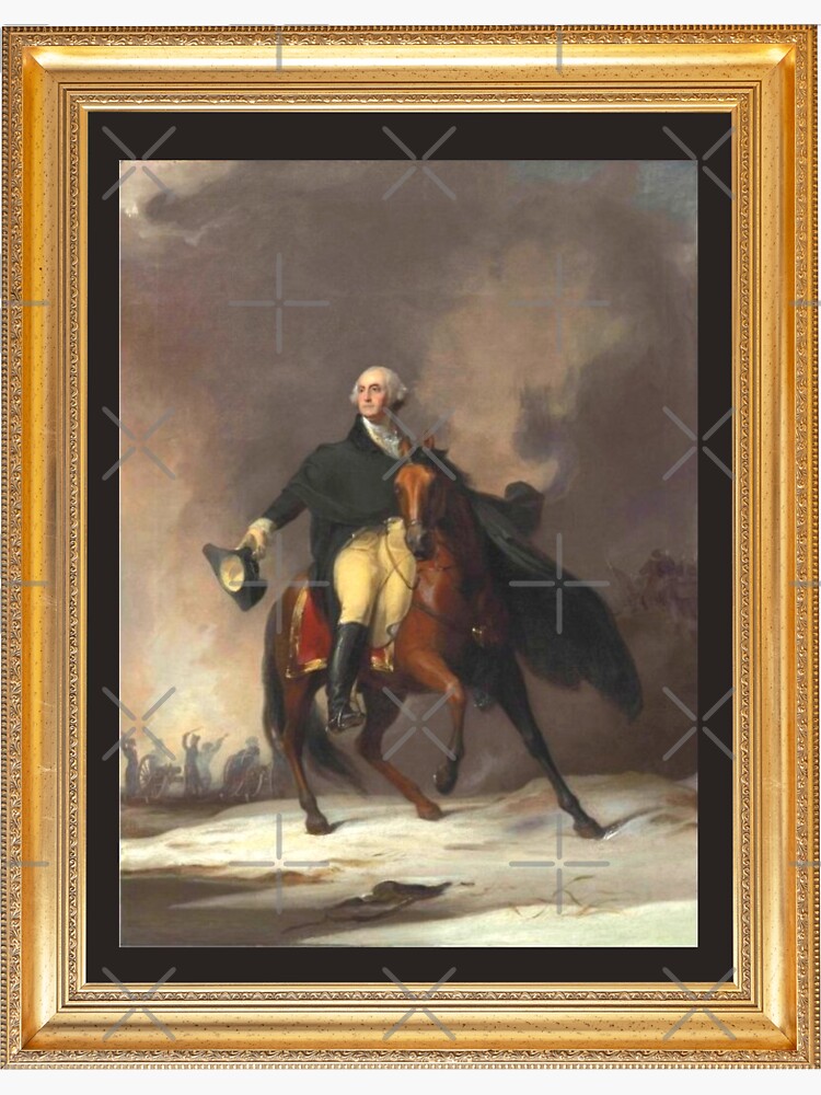 "PORTRAIT OF GENERAL WASHINGTON BY THOMAS SULLY 1842" Sticker for Sale ...