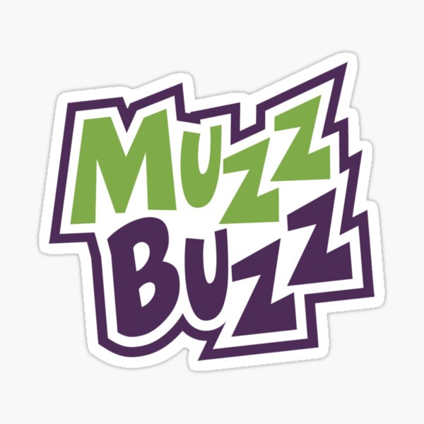 "Retro Muzz Buzz Resto" Sticker for Sale by DLutfy | Redbubble
