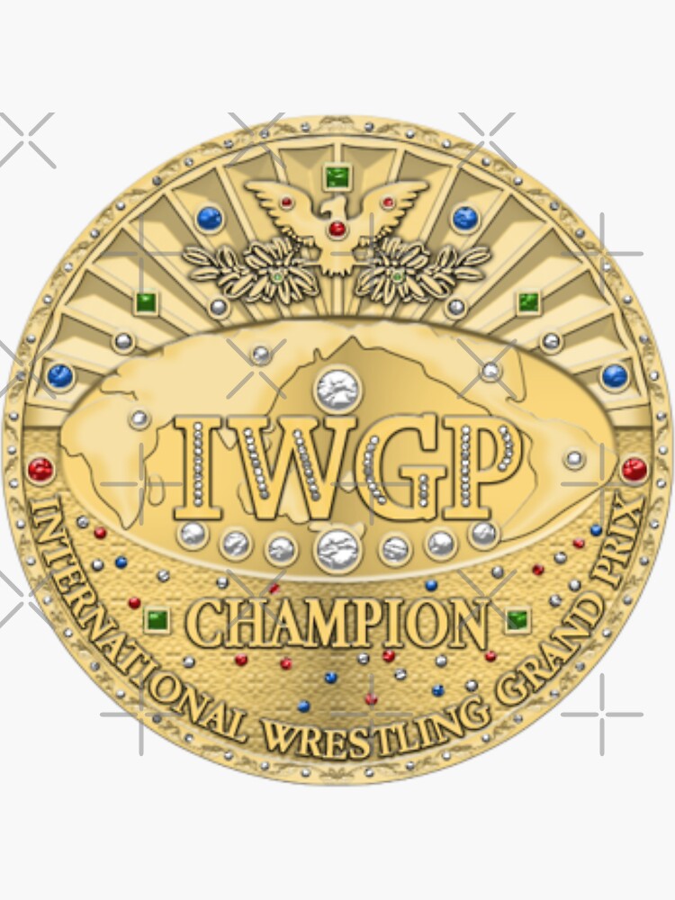 "World Heavyweight Championship Wrestling Belt" Sticker for Sale by ...