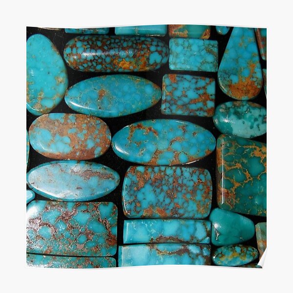 Póster «Rocas verdes, océano, amantes de la naturaleza.» de ...