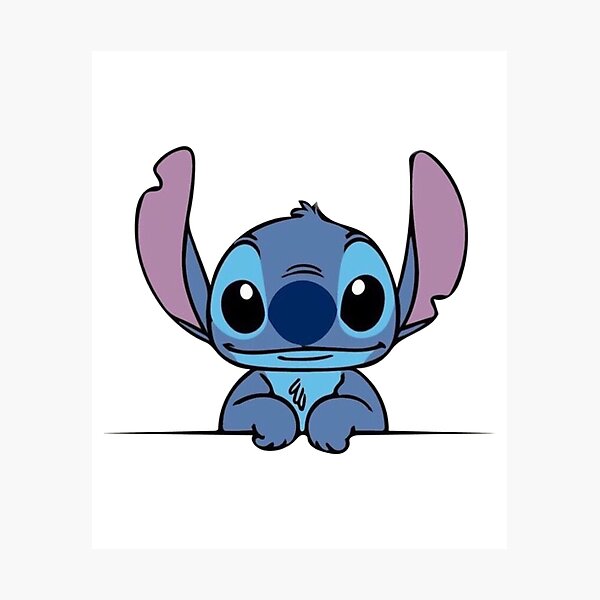 Impression photo « Lilo et Stitich - Stitich Face - Stitich Peeker ...