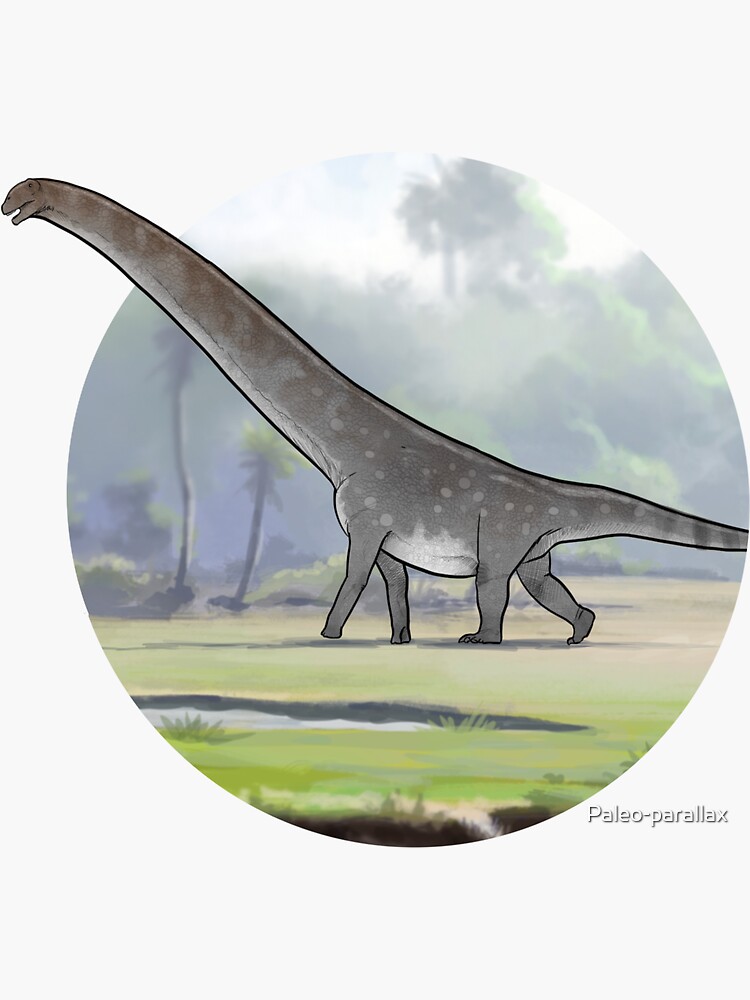 "Dreadnoughtus" Sticker for Sale by Paleo-parallax | Redbubble