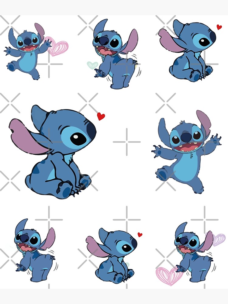 Póster «Lilo y Stitich - Stitich Face - Stitich Peeker - Stitich pack ...