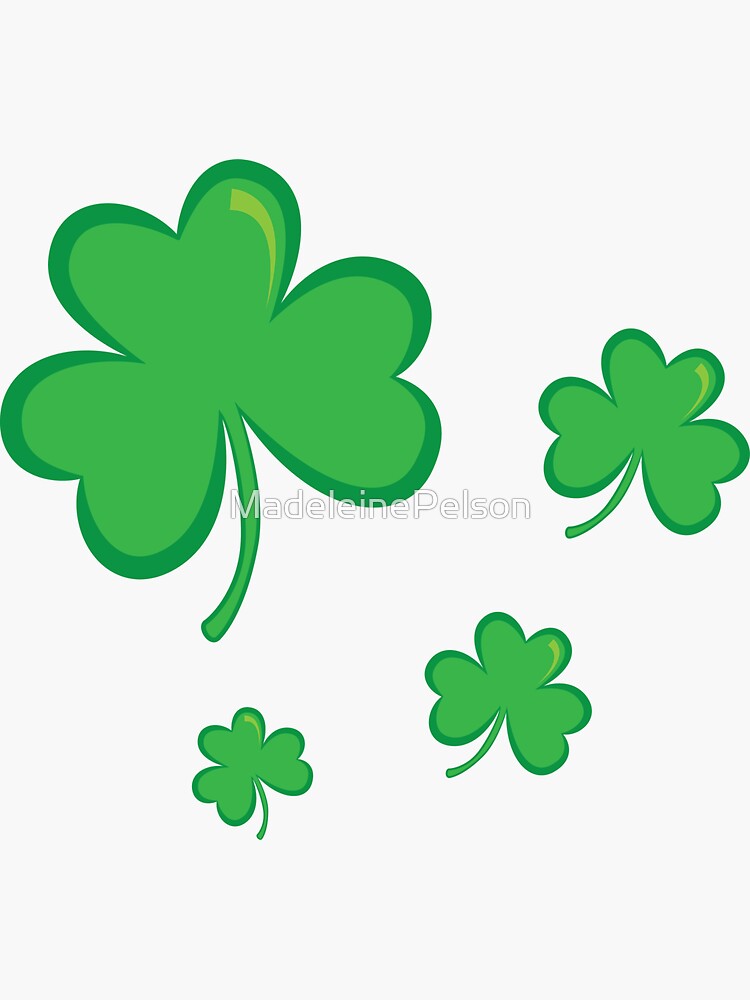 "Shamrock" Sticker for Sale by MadeleinePelson | Redbubble