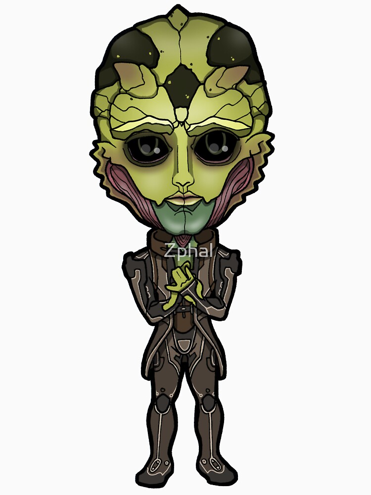 "Mass Effect - Thane Krios Drell Assassin Chibi Sticker" T-shirt by ...