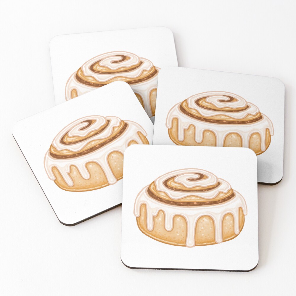 "Small Cinnamon Roll" Sticker by MidaDesigns | Redbubble