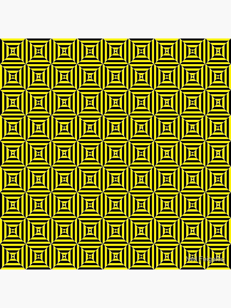 "Box Within Box Pattern no. 33" Sticker for Sale by NeilFeigeles ...