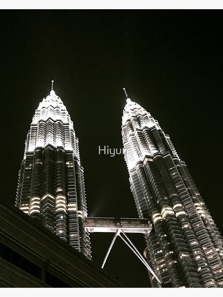 "KLCC Towers" Sticker for Sale by Hiyun | Redbubble