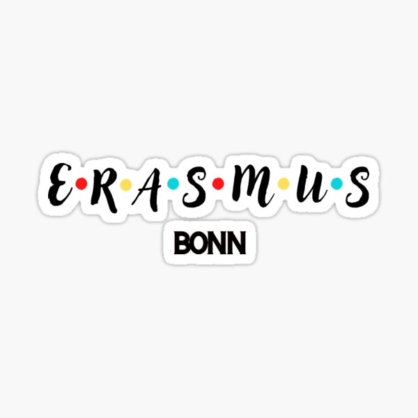 "Erasmus Bonn Germany exchange student" Sticker for Sale by ...