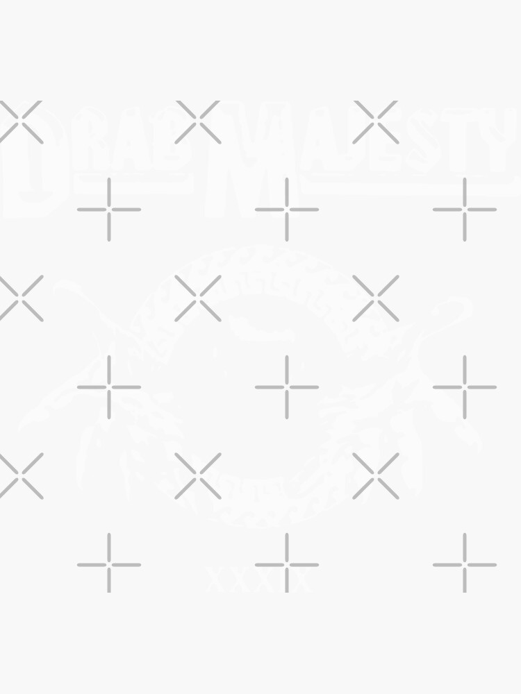 "Drab Majesty XXXIX" Sticker for Sale by Loulia-Tee | Redbubble