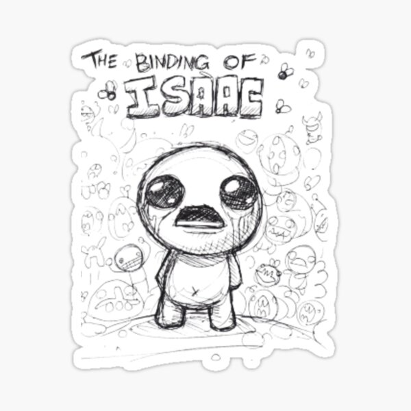 "BRIMSTONE - eden binding of isaac" Sticker for Sale by MariaLadi ...