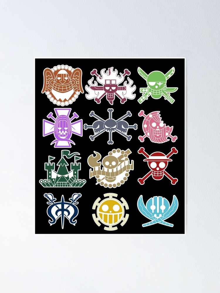 "Worst Generation Jolly Roger 5" Poster for Sale by jimjimfuria | Redbubble