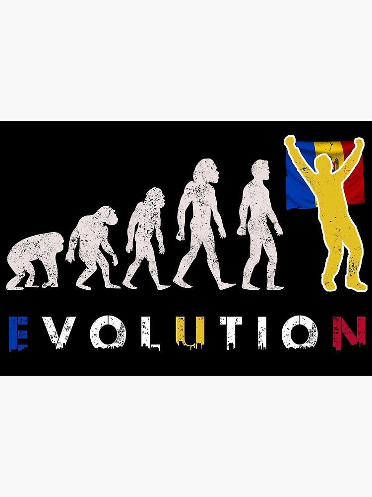 "Evolution of Man - Moldova" Poster for Sale by Themerchbloke | Redbubble