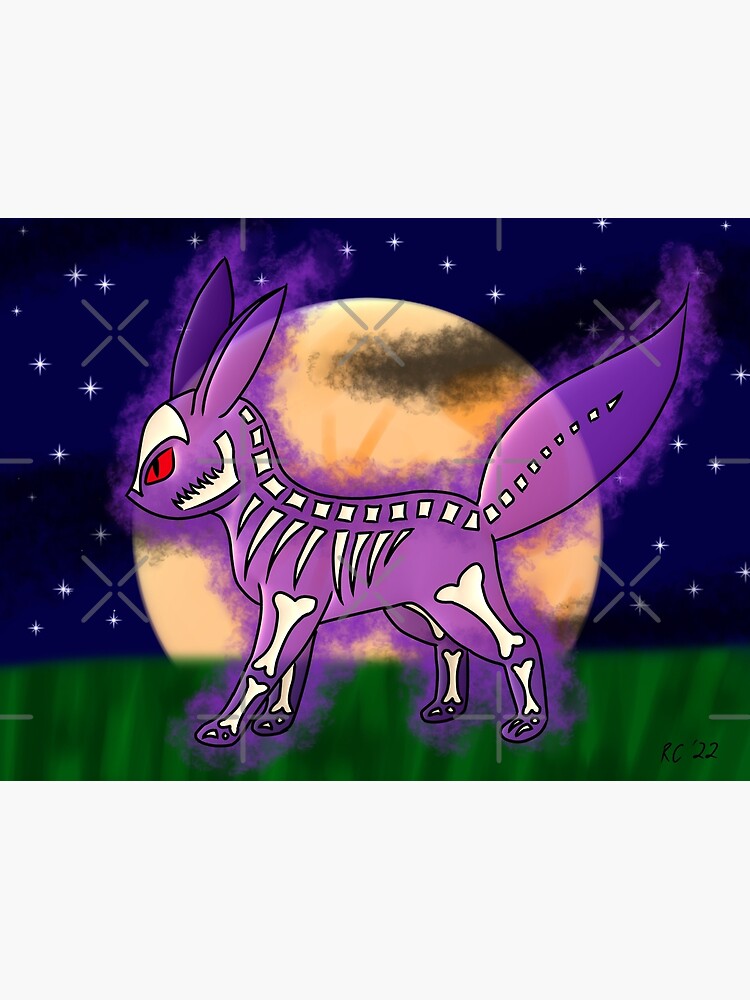 "Ghost Eeveelution " Art Print for Sale by RayRayViolet | Redbubble