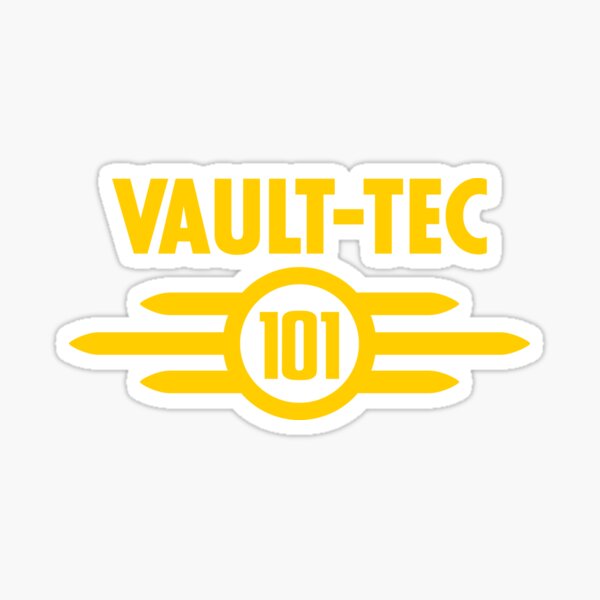 "Vault 101" Sticker for Sale by Fallout-Lores | Redbubble