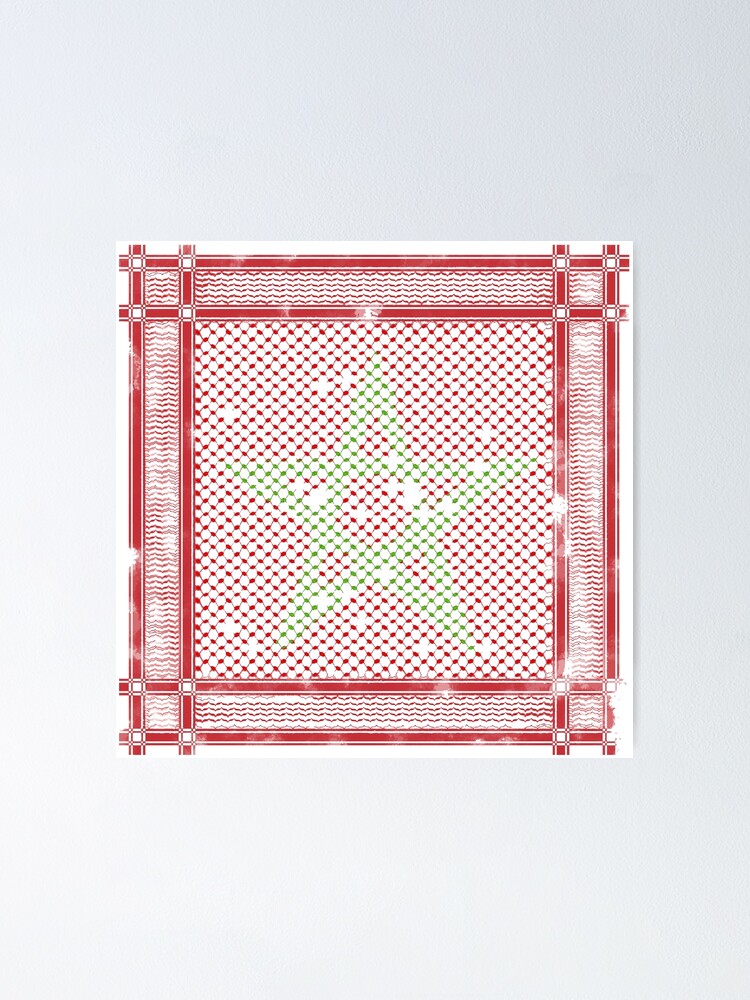 "moroccan keffiyeh" Poster for Sale by iluxefx | Redbubble