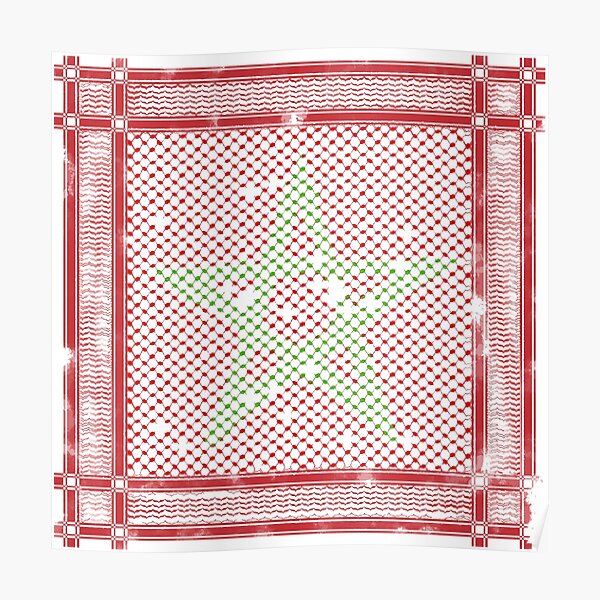 "moroccan keffiyeh" Poster for Sale by iluxefx | Redbubble
