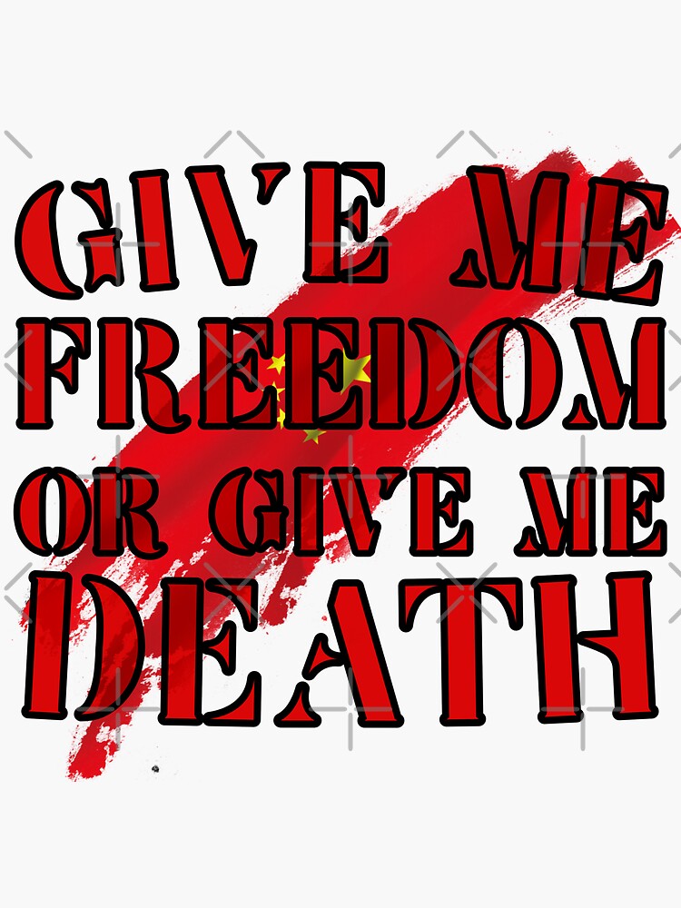 "Give me Freedom or give me Death 2" Sticker for Sale by Boocles42 ...