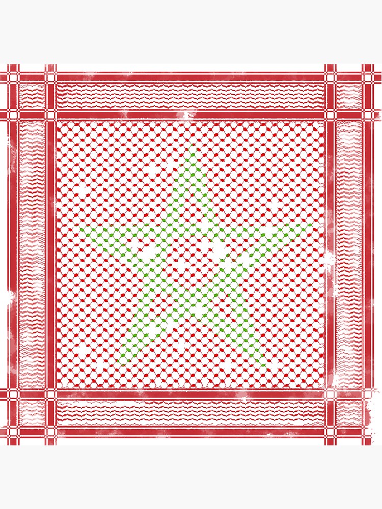 "moroccan keffiyeh" Sticker for Sale by iluxefx | Redbubble