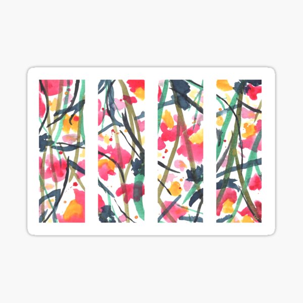"WildFlower 02" Sticker for Sale by Kloudburst- | Redbubble