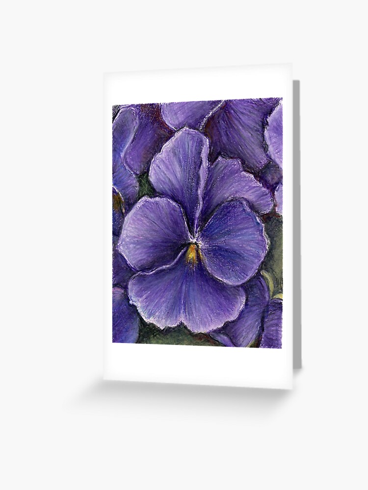 "Violet" Greeting Card for Sale by Alissa Weiss | Redbubble