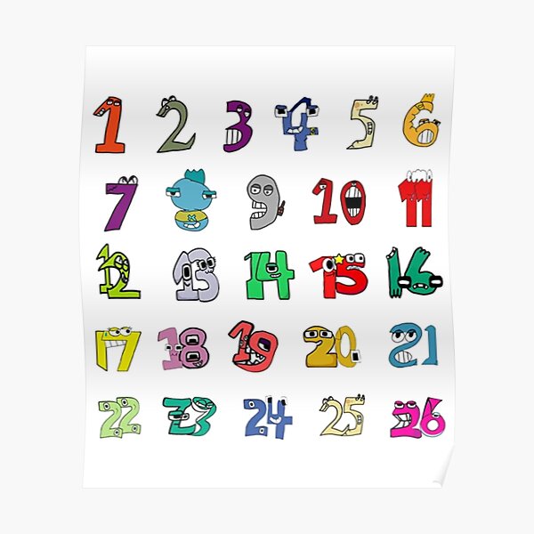 "Number lore" Poster for Sale by LC-SHOP | Redbubble