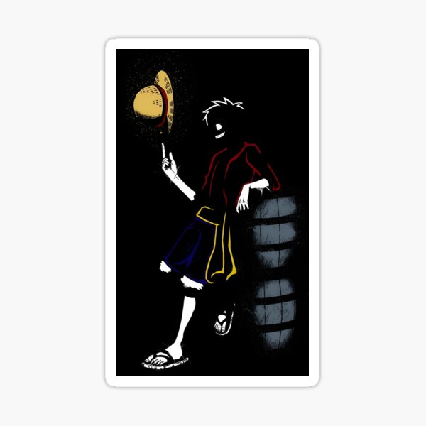 "ONE PIECE" Sticker for Sale by Thebestindesign | Redbubble