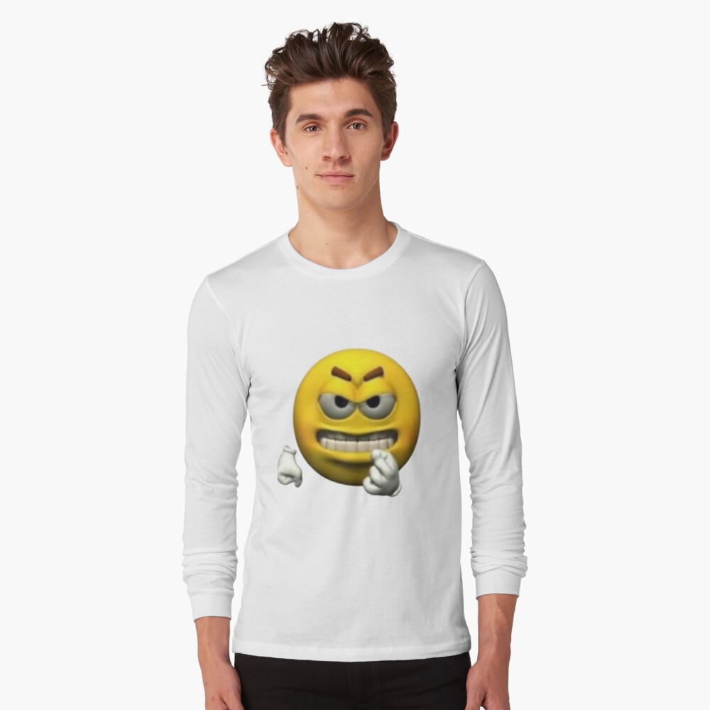 "Goofy Angry emoji" Sticker for Sale by Shrewd-Mood | Redbubble