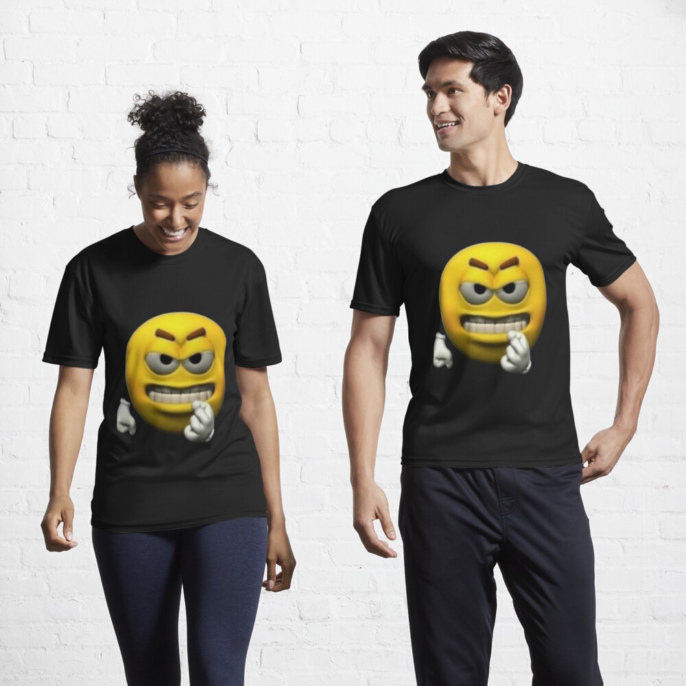 "Goofy Angry emoji" Sticker for Sale by Shrewd-Mood | Redbubble