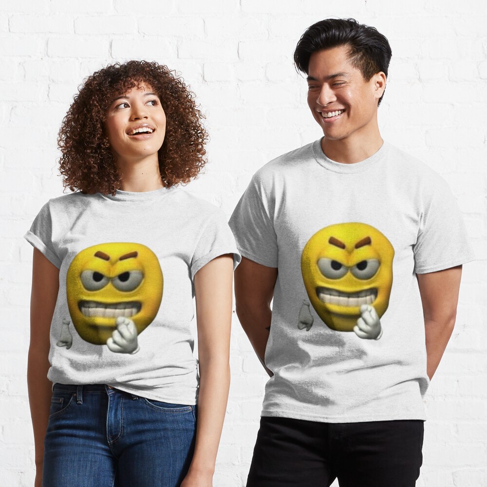 "Goofy Angry emoji" Sticker for Sale by Shrewd Mood | Redbubble