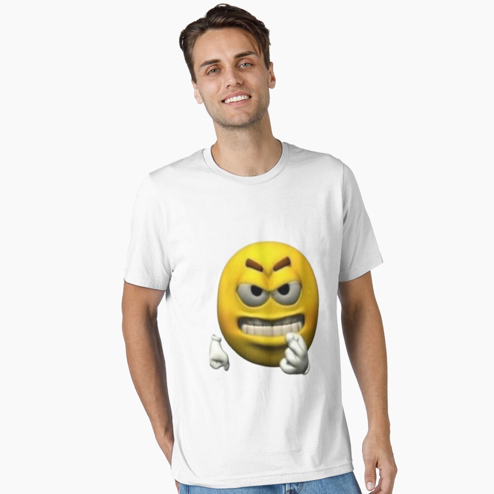 "Goofy Angry emoji" Sticker for Sale by Shrewd-Mood | Redbubble