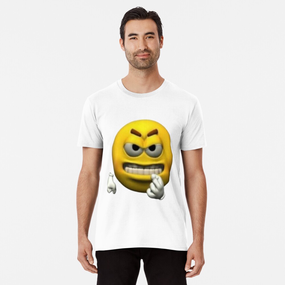 "Goofy Angry emoji" Sticker for Sale by Shrewd Mood | Redbubble