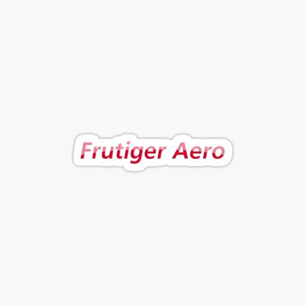 "Frutiger Aero Aesthetic" Sticker for Sale by judesbulldog | Redbubble