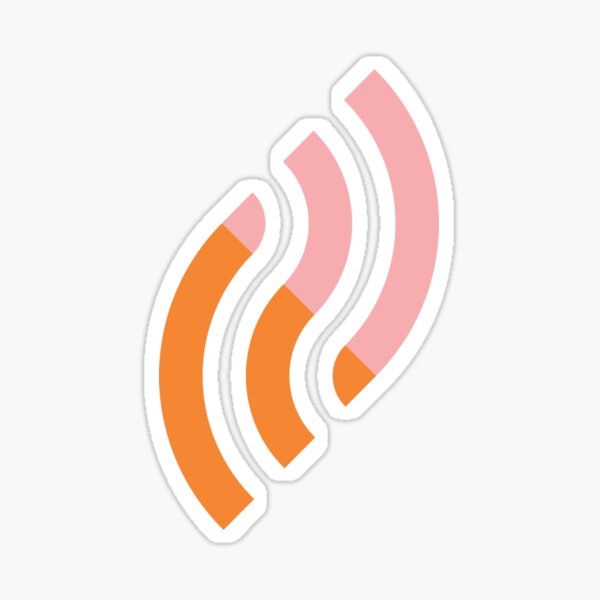 "Pattern With Pink and Orange motives" Sticker for Sale by Vavaillus ...