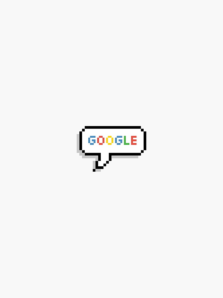 "google" Sticker for Sale by nickelnicole | Redbubble