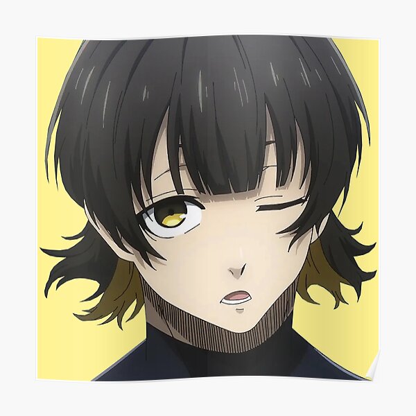 "Meguru Bachira (Blue Lock)" Poster for Sale by kawaiicrossing | Redbubble