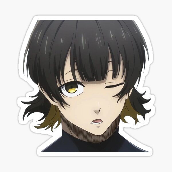 "Meguru Bachira (Blue Lock)" Sticker for Sale by kawaiicrossing | Redbubble