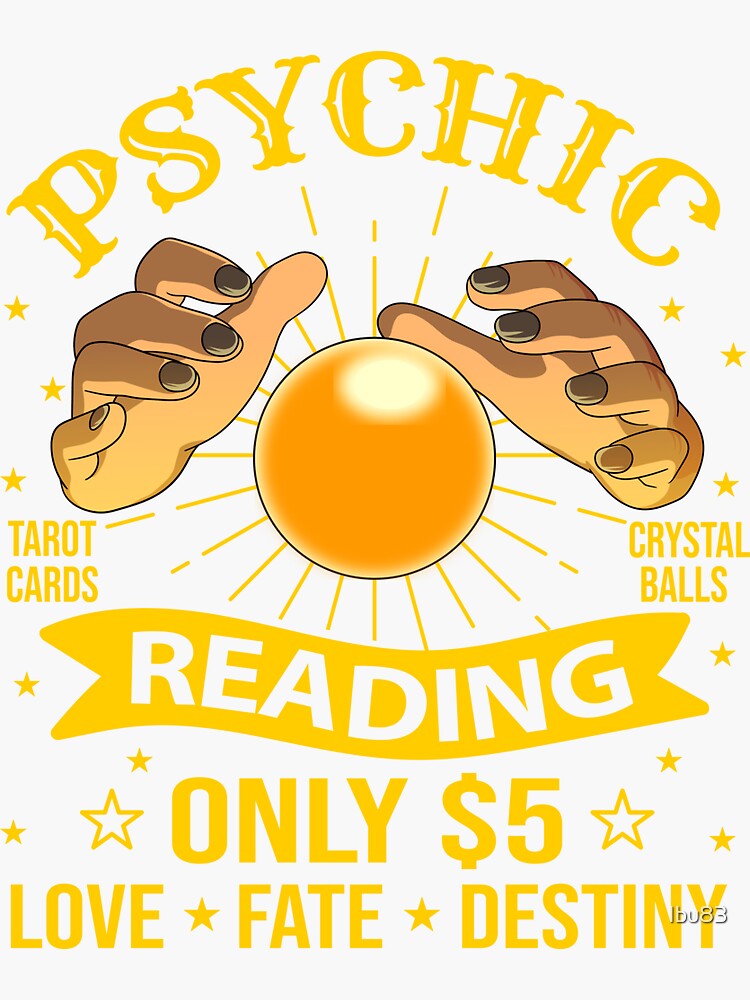 "Fortune Teller Psychic Tarot Reader Circus" Sticker for Sale by Ibu83 ...