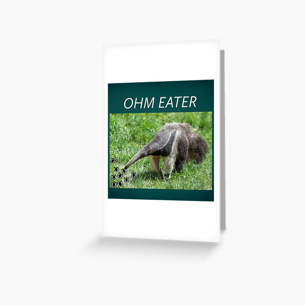 Tarjetas de felicitación «OHM EATER - SPOOF DE INGENIERÍA ELÉCTRICA EN ...