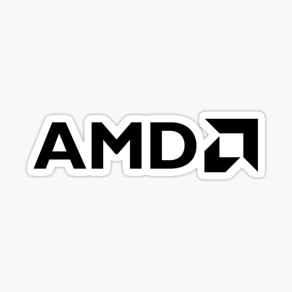 "AMD Sticker" Sticker by Bibianoda | Redbubble