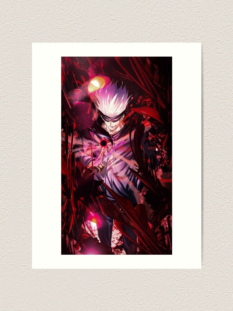 "Gojo Satoru Cursed Technique Jujutsu Kaisen" Art Print for Sale by ...