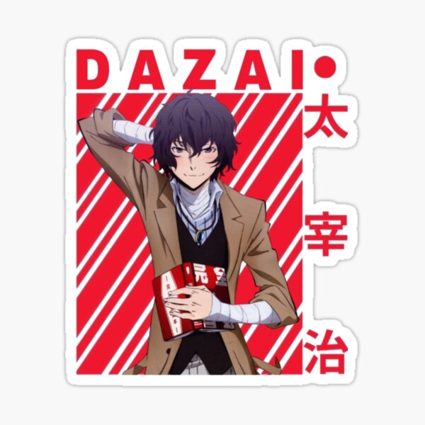 "Osamu Dazai" Sticker for Sale by best757shop | Redbubble