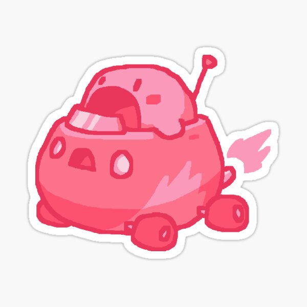 "Kirbo Kart" Sticker for Sale by LeCapp | Redbubble