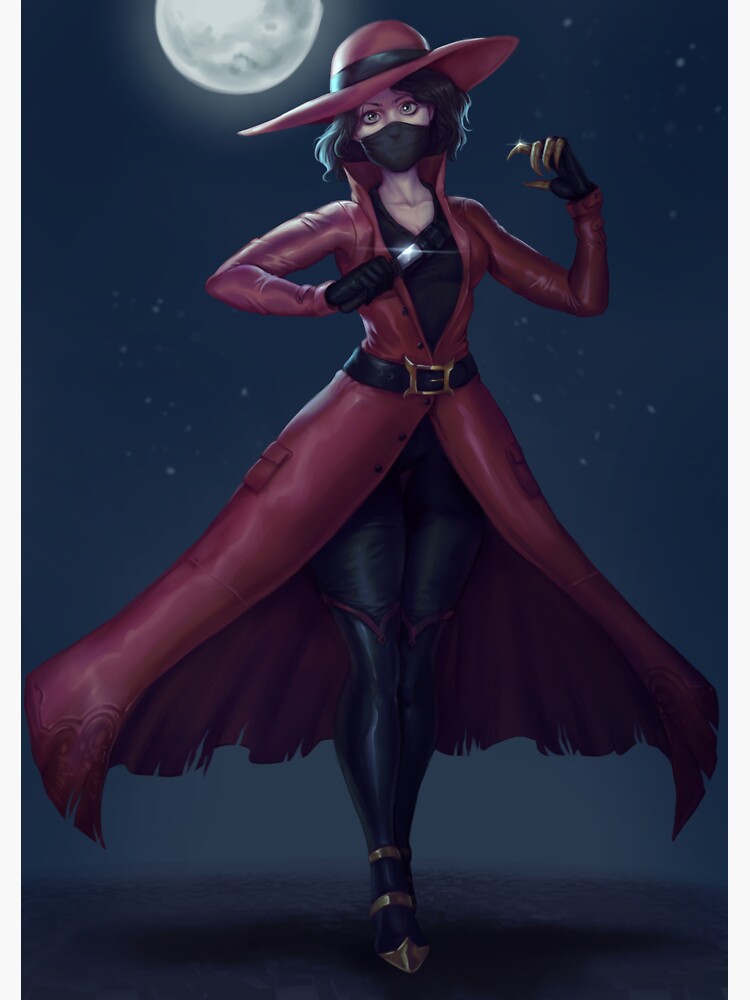 "Jill the Ripper with Full Moon Background" Sticker for Sale by ...