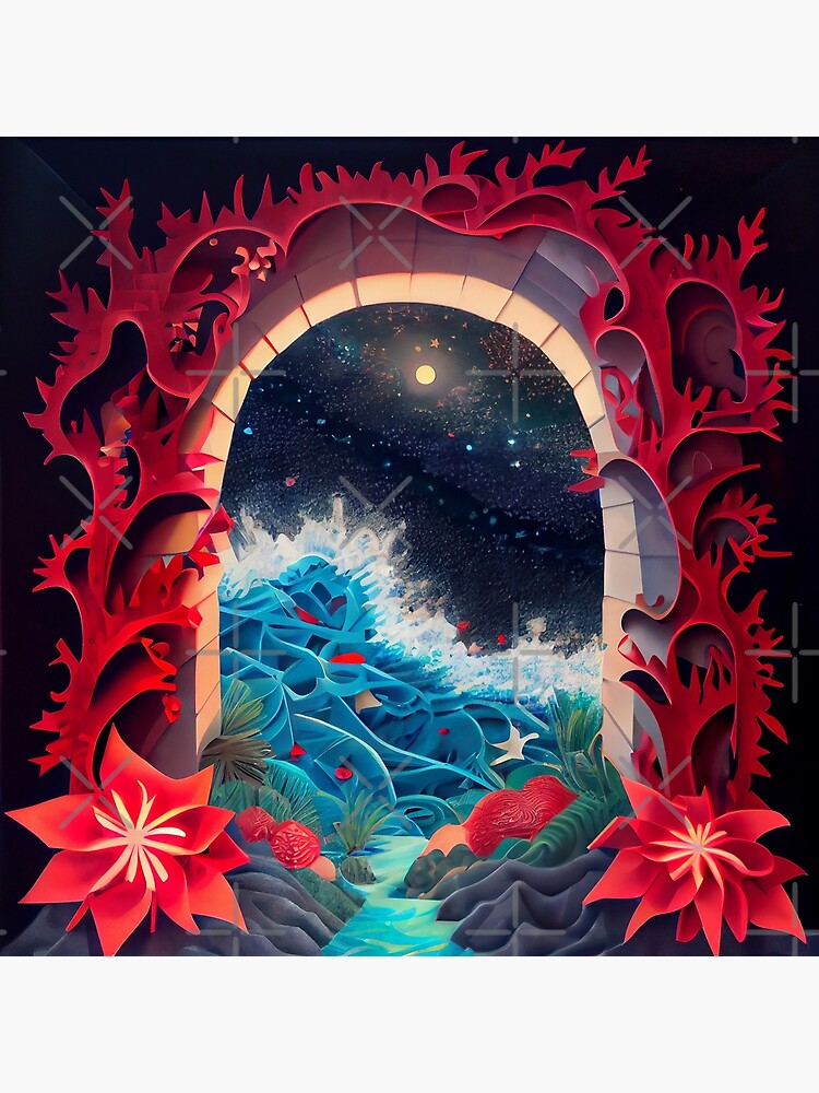 ""Transforming craft paper and multidimensional cutting into works of ...