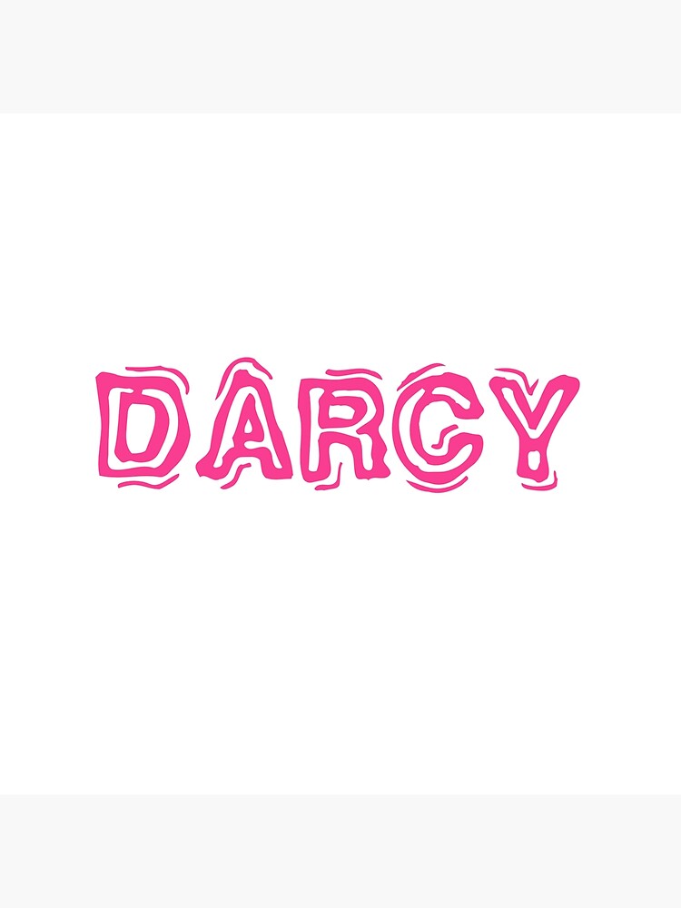 "Darcy Name Pink" Poster for Sale by NameMatters | Redbubble