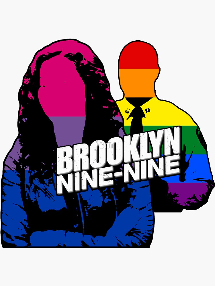 "B99 Pride" Sticker by jemplantamura | Redbubble